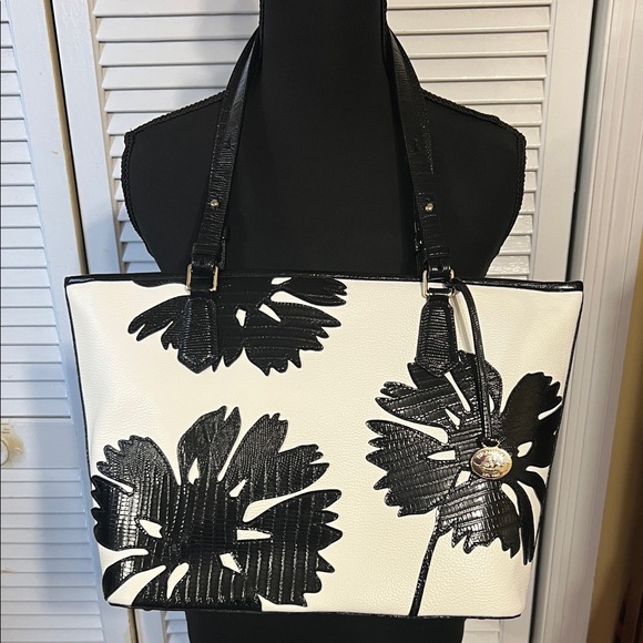 Brahmin | Bags | Brahmin Daisy Batik Satchel | Poshmark